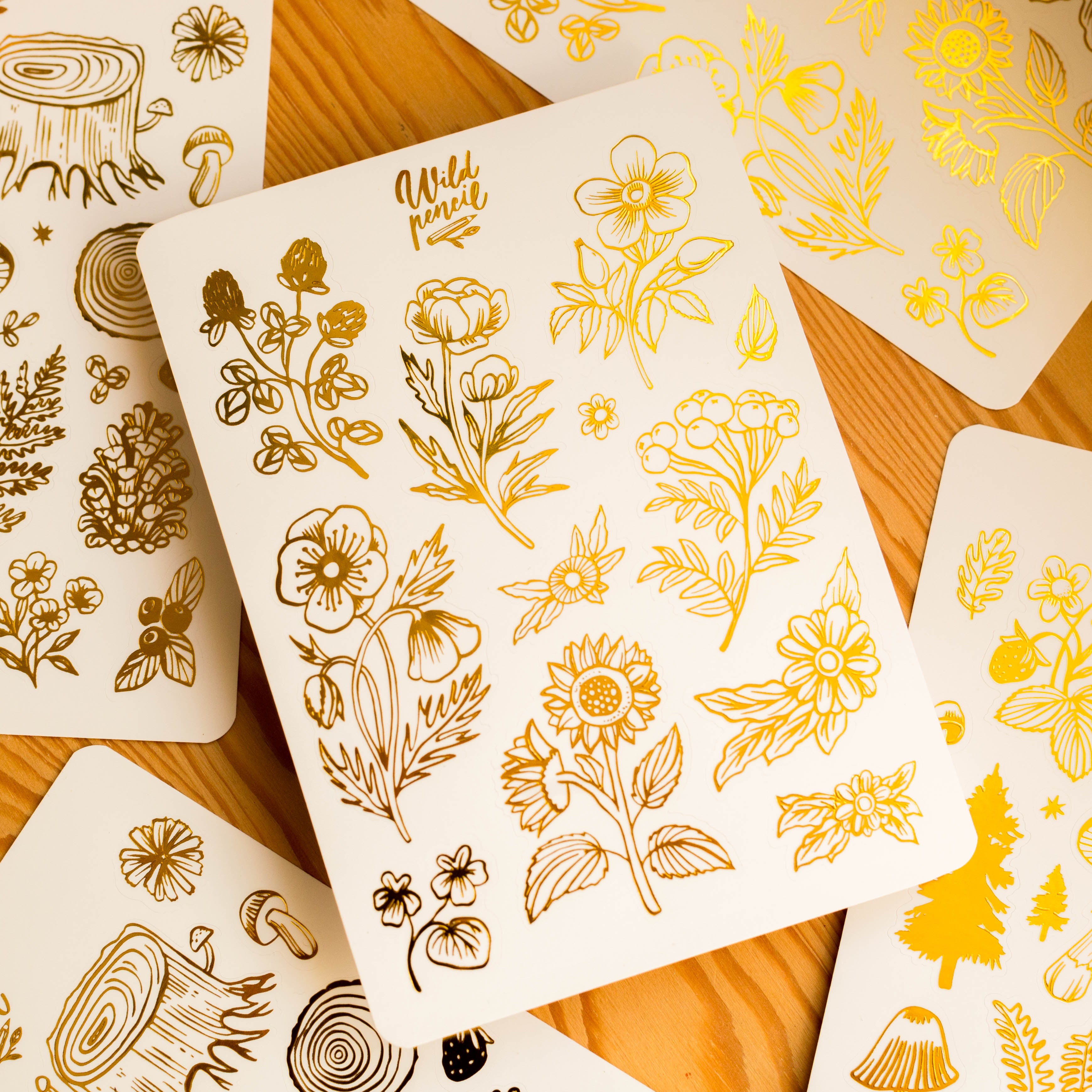 Metallic Sticker Sheets – Wild Pencil
