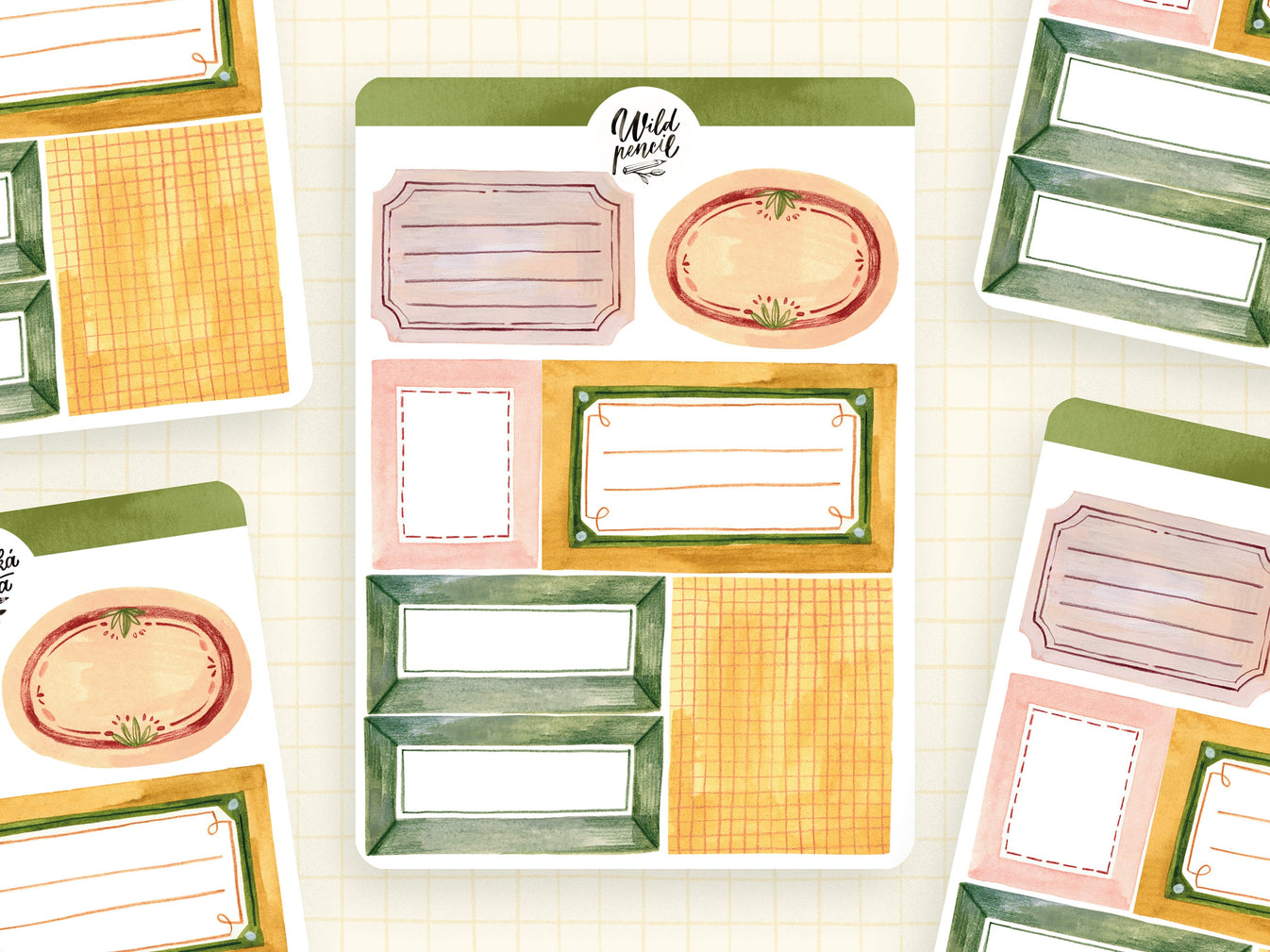 Sticker Sheet — Labels – Wild Pencil